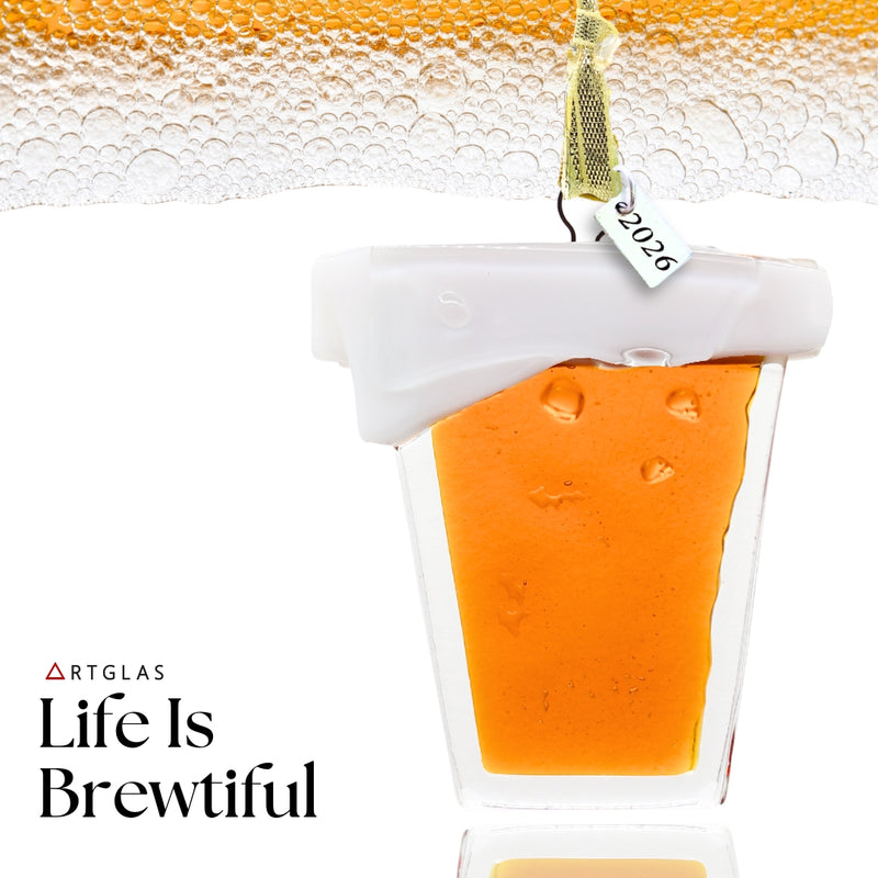 2026 Foamy Lager Beer ( *Ornament Only) – Artglas