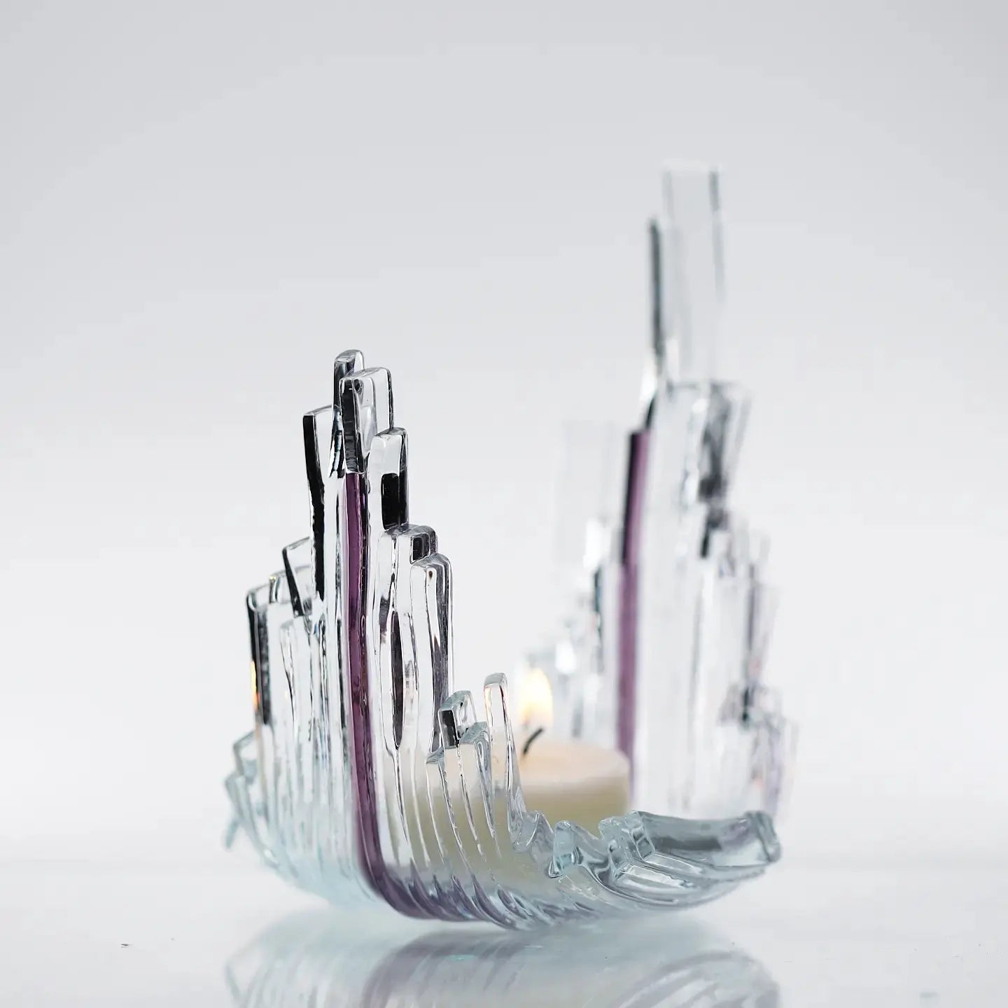 Fire & Ice: Light Purple – Artglas